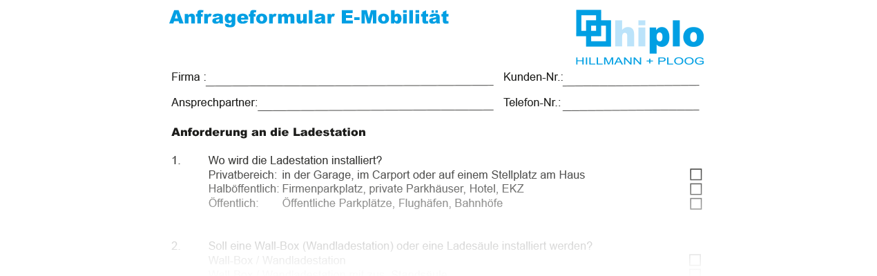 Impuls hiplo energy - E-Mobilität