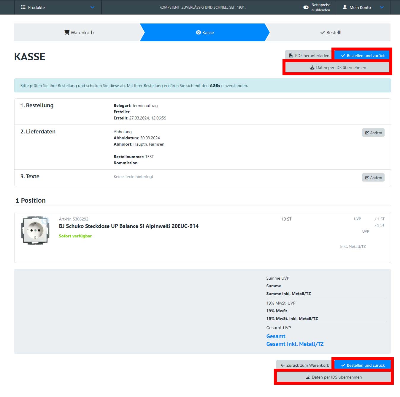 Impuls hiplo24 Infoseite Shop-Neuerungen und FAQ