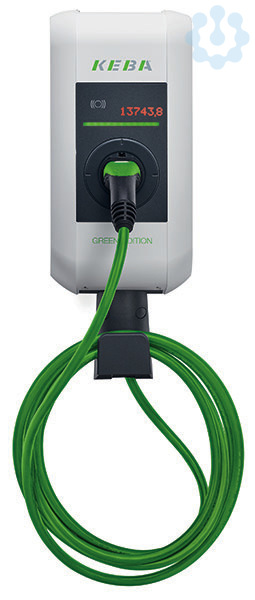 KEBA Wallbox 22kW GREEN EDITION x-series EN Type2 6m Cable KC-P30-EC2404B2-M0R-GE - hiplo24.de